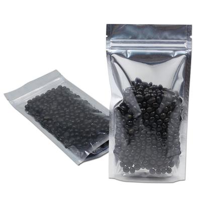 China Food Grade  Clear Window Pouch High Barrier Aluminum Foil Pouches Resealable for sale
