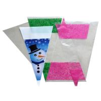 China Resealable Plastic Bread Bag Food Grade Clear Triangle Cellophane Bags Lightweight for sale