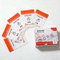 China Personalized Recyclable Plastic Bag Reusable Jewelry Ziplock Plastic Bags 6x6cm for sale