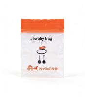 China Personalized Recyclable Plastic Bag Reusable Jewelry Ziplock Plastic Bags 6x6cm for sale