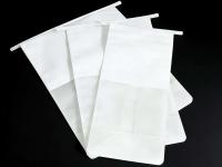 China Resealable White Kraft Paper Tin Tie Bags Greaseproof Kraft Bread Bags With Window for sale