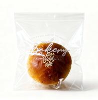 China Greaseproof Plastic Bread Bag Clear Self Adhesive OPP Bag Customizable for sale