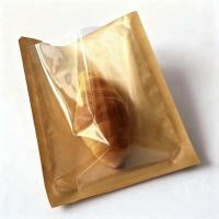 China Eco Friendly Window Bread Bags Greaseproof Pastry Paper Bag Customized for sale