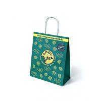 China Custom Printed Paper Takeaway Bags Green Paper Bags With Handles for sale