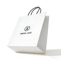 China Biodegradable Twisted Handle Paper Bag Tear Resistant White Paper Handle Bags for sale