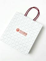China Custom Size Twisted Handle Paper Bag White Paper Bags With Twisted Handles for sale
