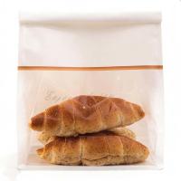 China Eco Friendly Plastic Bread Bag Breathable Custom Printed Tin Tie Bags White With Clear Window for sale