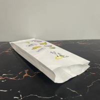 China Custom Printed Satchel Paper Bag Durable Bread Paper Packaging Food Grade for sale