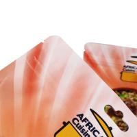 China Custom Printed Stand UP Pouch Resealable High Barrier Pouches With Zipper Hang Hole for sale