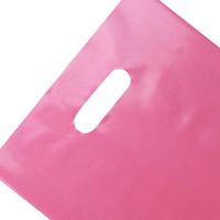 China Lightweight Die Cut Handle Plastic Bag Glossy / Matte / Frosted Retail Plastic Shopping Bags for sale