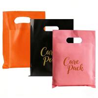 China Customizable Recyclable Plastic Bag Lightweight Die Cut Handle Shopping Bags Biodegradable for sale