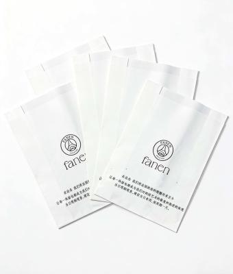 China Grease Resistant Satchel Paper Bag Eco Friendly Paper Hot Dog Bags White for sale