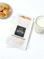 China Custom Logo Paper Satchel Bags High Load Bearing White Paper Food Bag Eco Friendly for sale