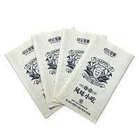 China Custom Logo Satchel Paper Bag Eco Friendly Pinch Bottom Paper Bag Leakproof Tear Resistant for sale