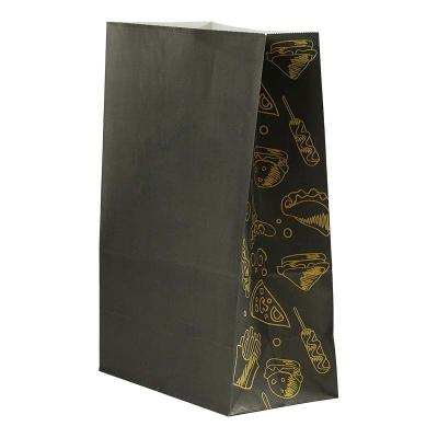 China Custom Logo SOS Paper Bags Eco Friendly Square Bottom Paper Bags For Food Gift Packaging for sale