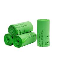 China Green White Recyclable Plastic Bag Leak Resistant Compostable Garbage Bags for sale