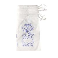 China Durable Ice Plastic Bags Portable Drawstring Ice Bags Leak Proof for sale