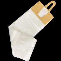 China Recyclable Plastic Door Knob Bags Disposable Clear Door Hanger Bags For Takeout Menu for sale