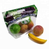 China High Clarity Micro Perforated Bag Custom Printed Vented Produce Pouch With Handle for sale