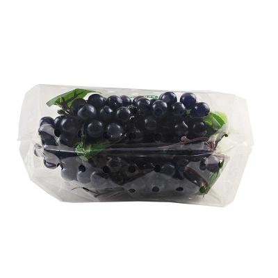 China High Clarity Micro Perforated Bag Custom Printed Vented Produce Pouch With Handle for sale