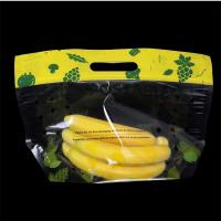 China Custom Printed Vented Plastic Produce Bags Leakproof Fresh Fruit Bag Tear Resistant for sale