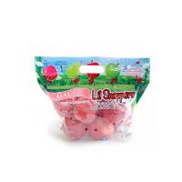 China Anti Fog Vented Produce Bags High Clarity Fresh Fruit Bags Die Cut Handle for sale