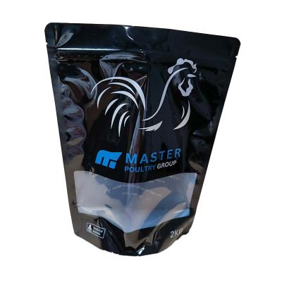 China Moisture Proof Custom Printed Pouch Leakproof Stand Up Zipper Bag High Barrier With Clear Window​ for sale