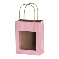China Reusable Twisted Handle Paper Bag Compostable Paper Food Gift Bags Eco Friendly for sale