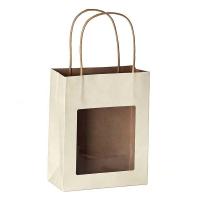 China Reusable Twisted Handle Paper Bag Compostable Paper Food Gift Bags Eco Friendly for sale