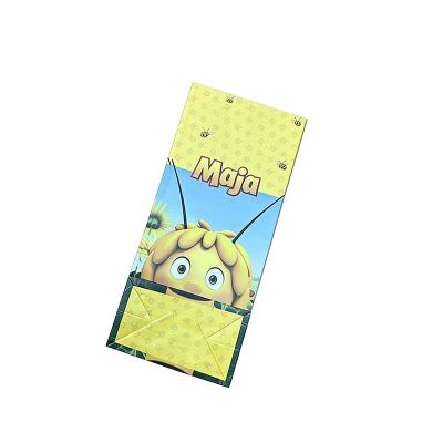 China Sturdy Custom Logo Paper Bags Recyclable Stand Up Kraft Paper Bags Eco Friendly For Retail Takeaway for sale