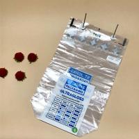 China Food Grade Plastic Wicketed Bags Durable Clear Bread Bags Moisture Resistant With Slide Lock Twist Tie for sale