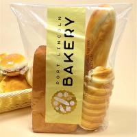 China High Clear Plastic Bread Bag Self Adhesive PE Plastic Bags Moisture Resistant With Custom Labels for sale