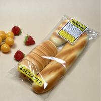 China High Clear Plastic Bread Bag Self Adhesive PE Plastic Bags Moisture Resistant With Custom Labels for sale