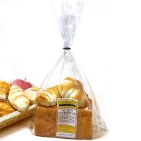 China Custom Logo Clear Twist Tie Bags Moisture Resistant Bread Plastic Bags Food Grade for sale