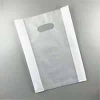 China Customizable Plastic Shopping Bags Frosted Die Cut Bags Lightweight for sale