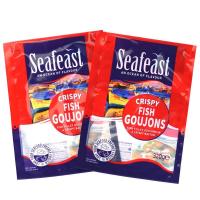 China Custom Recyclable Plastic Bag Food Grade Seafood Plastic Bags Three Side Seal High Barrier Packaging for sale