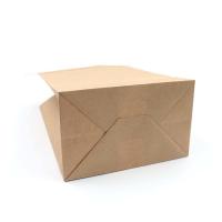 China Eco Friendly SOS Paper Bags Brown Tin Tie Paper Bags Reusable For Bakery Packaging for sale