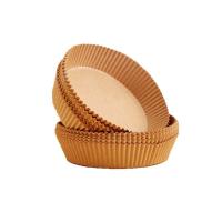 China Greaseproof Air Fryer Papers Durable Circular Air Fryer Liners Disposable for sale