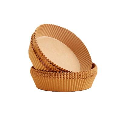 China Greaseproof Air Fryer Papers Durable Circular Air Fryer Liners Disposable for sale