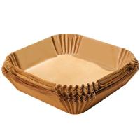 China High Temperature Air Fryer Safe Paper Greaseproof Square Baking Liners Customized for sale