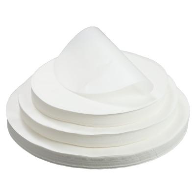 China Disposable Food Wrapping Paper White Food Parchment Paper Round for sale