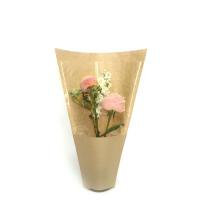 China Customized Kraft Paper Flower Sleeves Breathable Paper Bouquet Sleeves Eco Friendly for sale