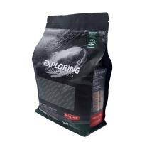 China Customized Pet Food Packaging Bag Eight-Side Seal Composite Zipper Plastic Bag for sale