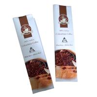 China Custom Printed Coffee Bean Packaging Bag Self-Standing Zipper Coffee Bag With Valve Seal Premium Barrier Pouch for sale