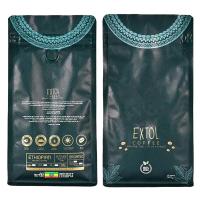 China Custom Printed Coffee Bean Packaging Bag Self-Standing Zipper Coffee Bag With Valve Seal Premium Barrier Pouch for sale