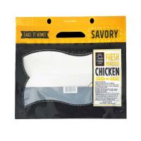 China Plastic Printed Roast Chickens Baked Packaging Stand Up Pouch With Zipper Lock Waterproof Hot Food Safe for sale