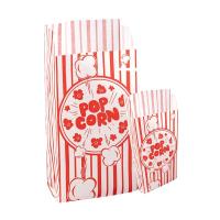 China Custom Popcorn Side Gusset Paper Packaging Bags Disposable Food Grade Snack Bags For Party for sale