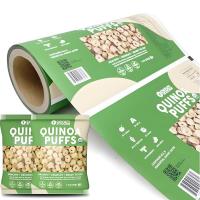 China Custom Printed Food Packaging Roll Film Oxygen Barrier Laminated Roll For Snack Automatic Packing for sale