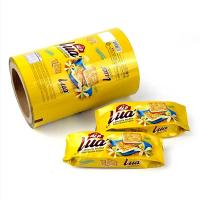 China Custom Printed Food Packaging Roll Film Oxygen Barrier Laminated Roll For Snack Automatic Packing for sale