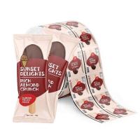 China Custom Printed Food Packaging Roll Film Oxygen Barrier Laminated Roll For Snack Automatic Packing for sale